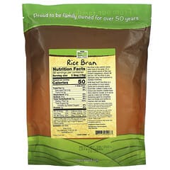 NOW Foods, Real Food, Stabilized Rice Bran, 20 oz (567 g)