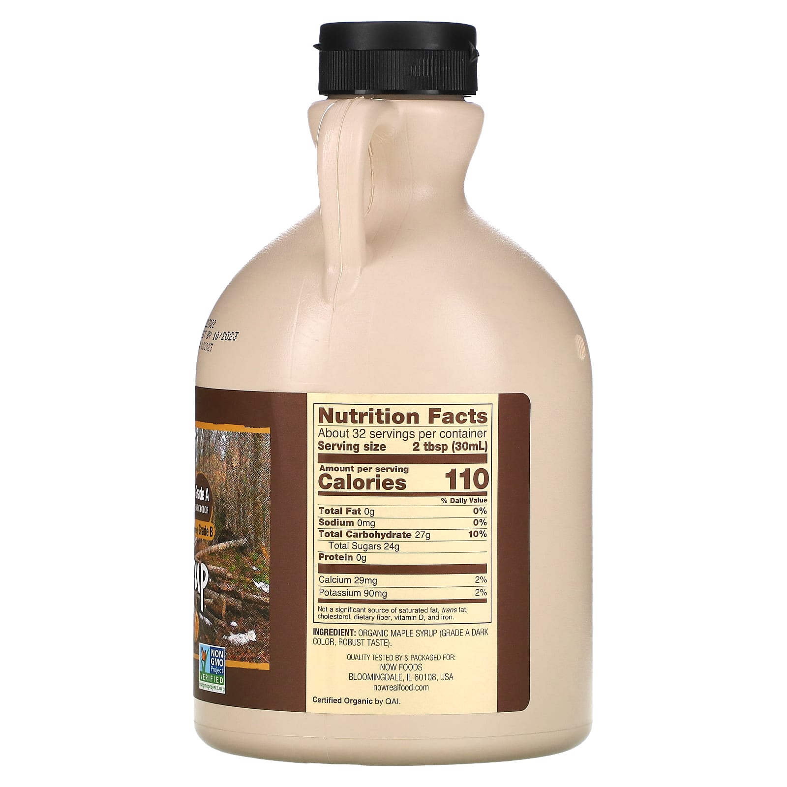 NOW Foods, NOW Foods, Real Food, Organic Maple Syrup, Grade A, Dark ...