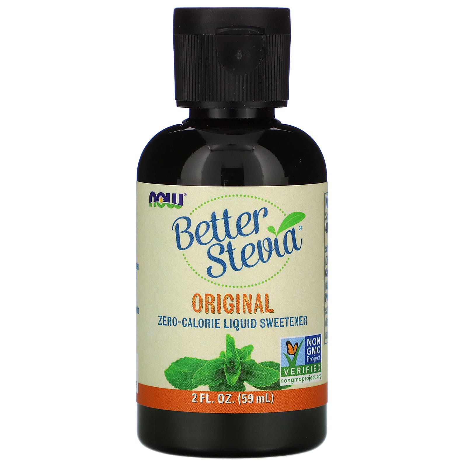 NOW Foods, Better Stevia, Zero-Calorie Liquid Sweetener, Original, 2 fl ...