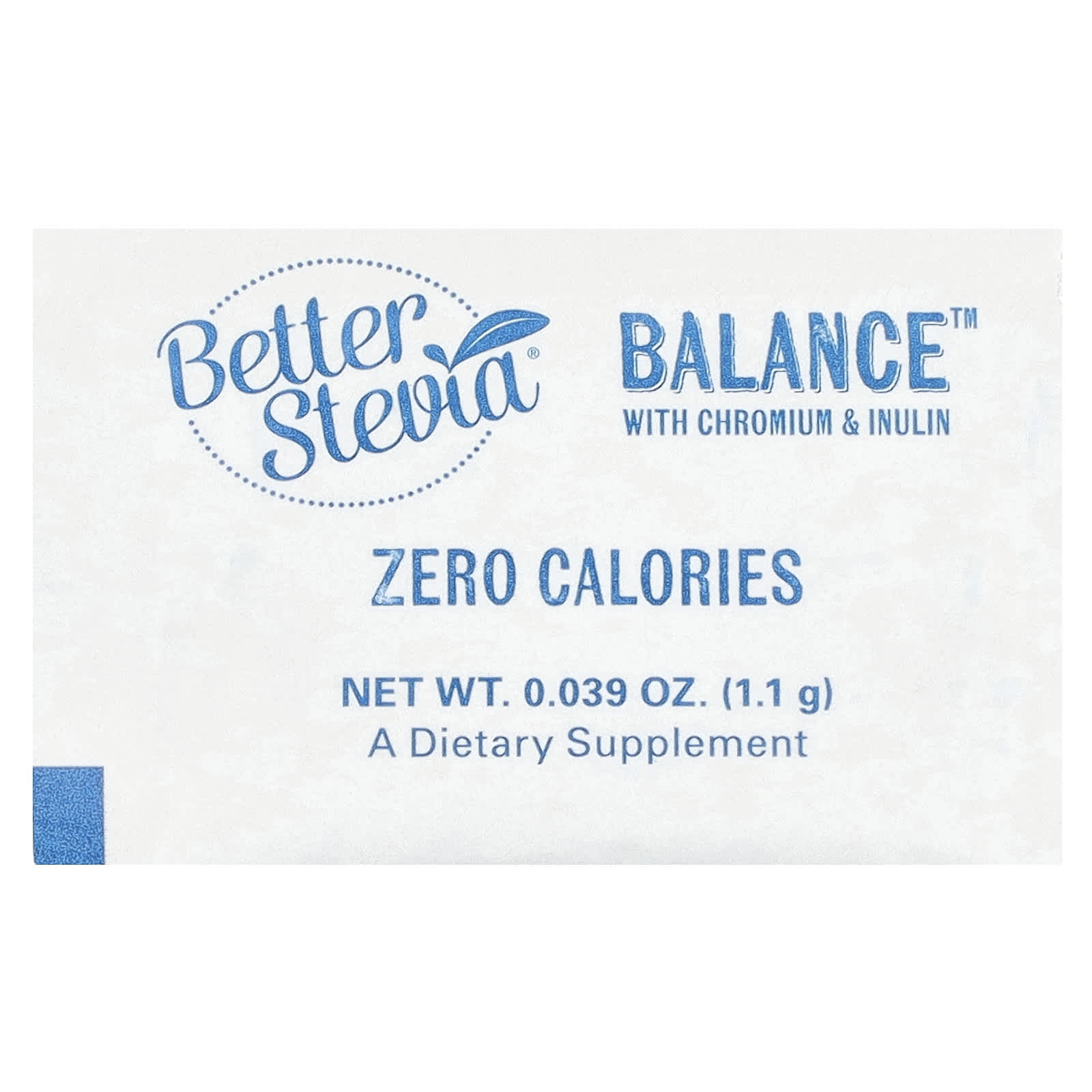 NOW Foods, Better Stevia®, Balance™ with Chromium & Inulin, 100 Packets ...