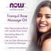 NOW Foods, Solutions, Tranquil Rose Massage Oil, 8 fl oz (237 ml)