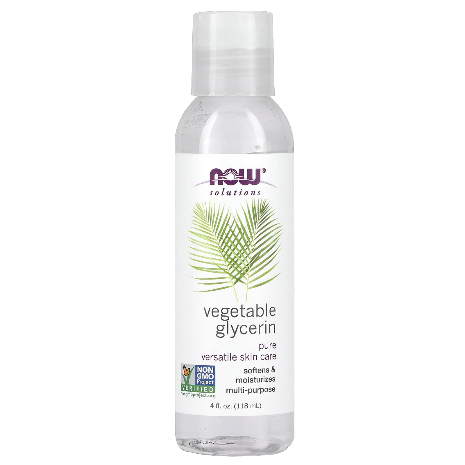 NOW Foods, Vegetable Glycerin, 4 fl oz (118 ml)