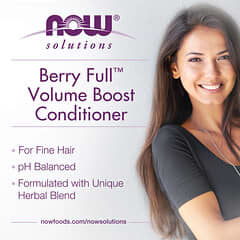 NOW Foods, Solutions, Berry Full Conditioner, From Fine to Full, 16 fl ...