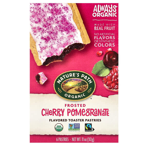 Nature's Path, Organic Flavored Toaster Pastries, Frosted Cherry ...