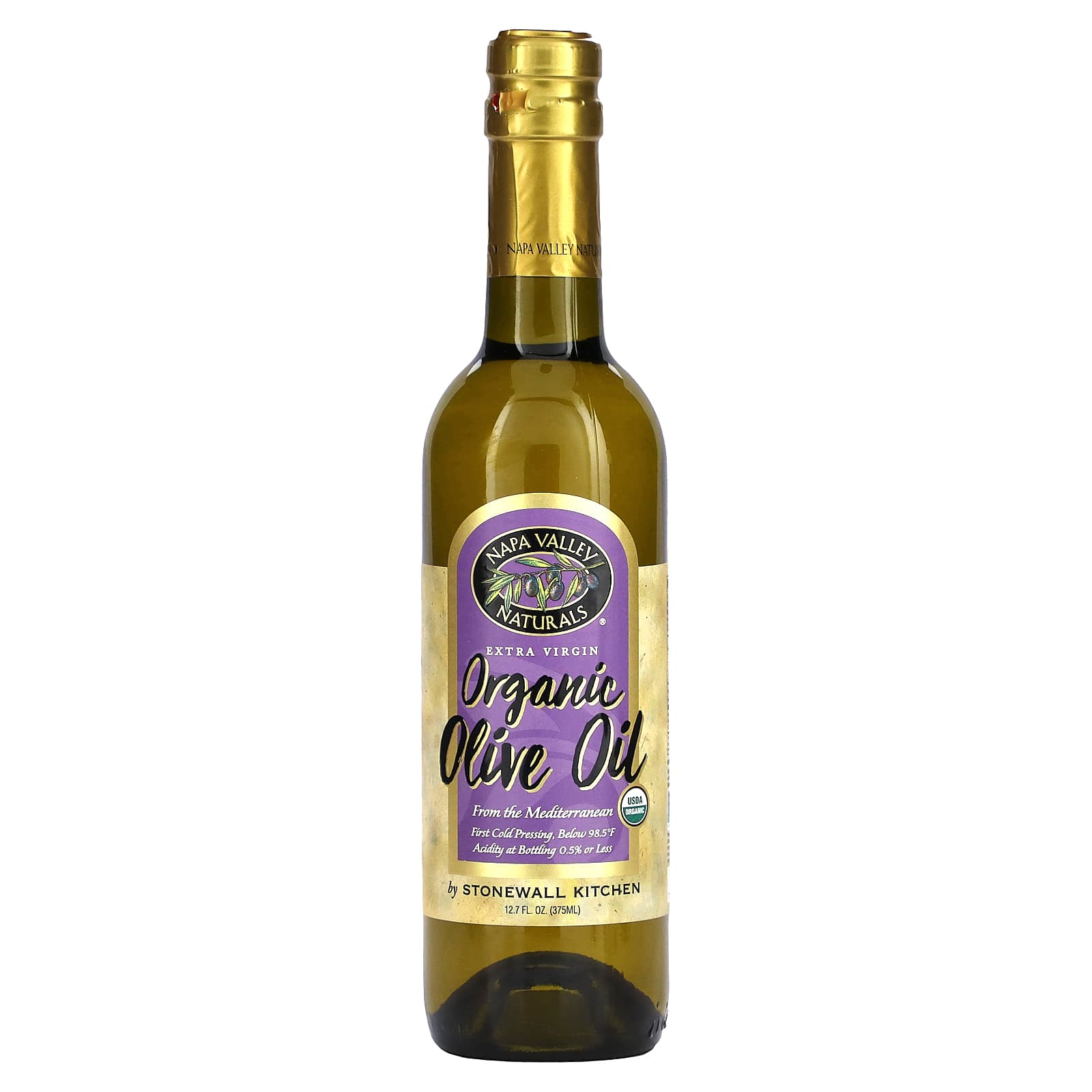 Napa Valley Naturals, Organic Olive Oil, Extra Virgin, 12.7 fl oz (375 ml)