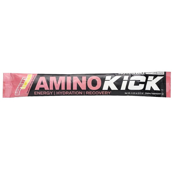 Nutrabio Amino Kick Raspberry Lemonade 1 Stick Pack 032 Oz 92 G