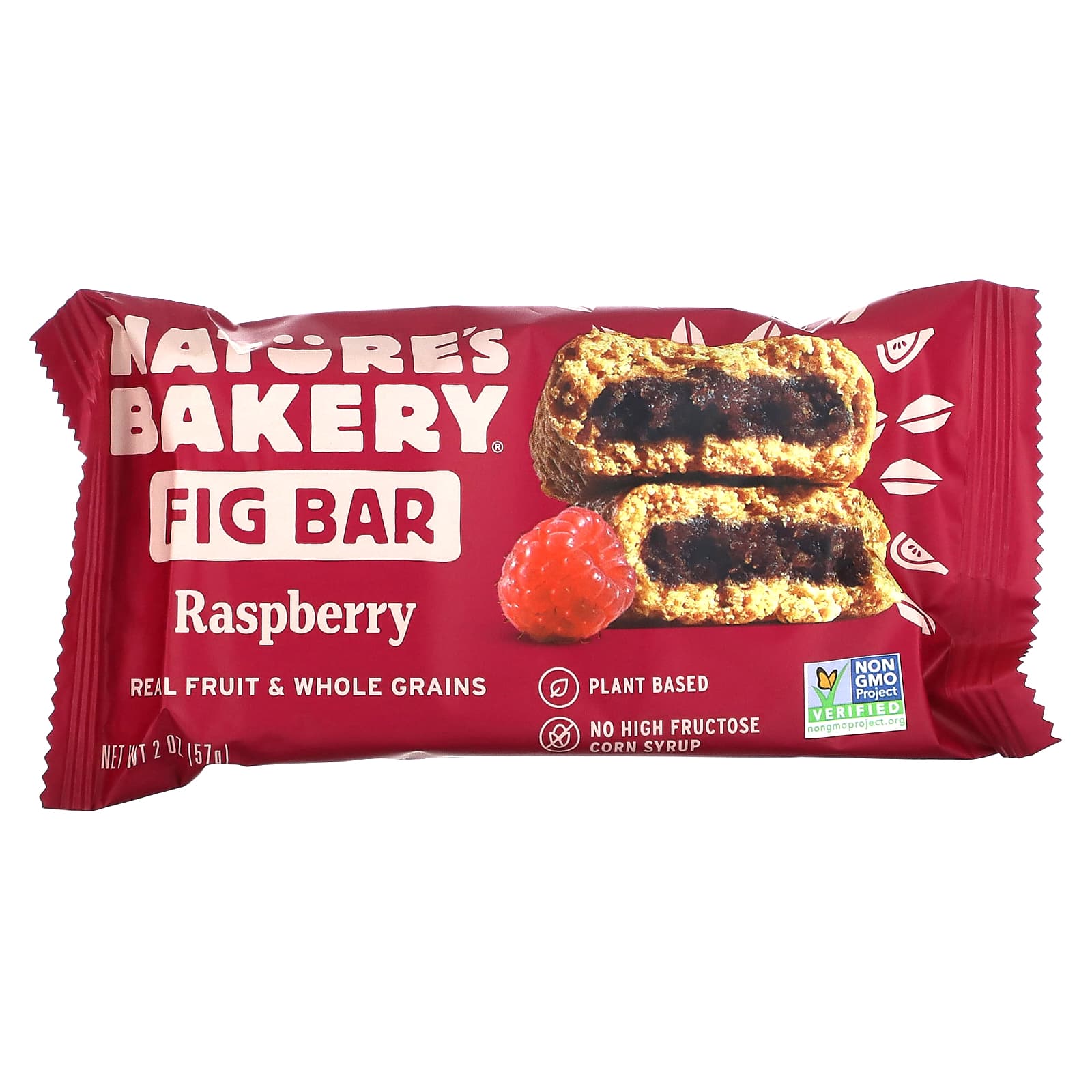 Nature's Bakery, Fig Bar, Raspberry, 6 Twin Packs, 2 oz (57 g) Each