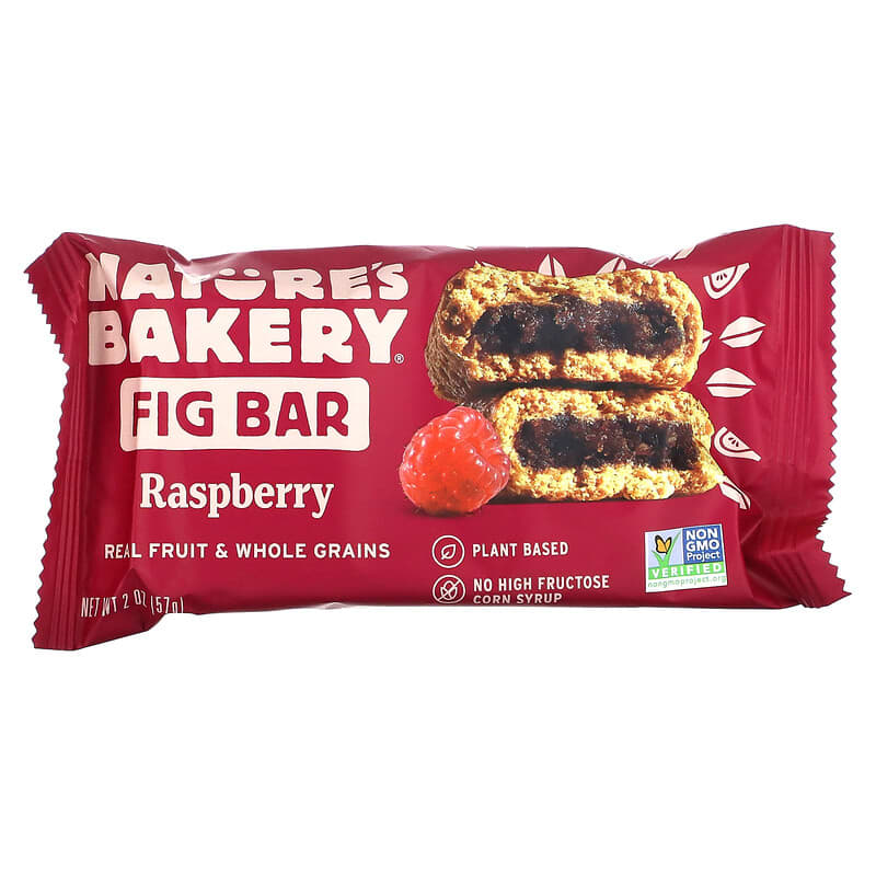 Nature's Bakery, Fig Bar, Raspberry, 6 Twin Packs, 2 oz (57 g) Each