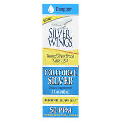 Natural Path Silver Wings, Colloidal Silver, 50 PPM, 2 fl oz (60 ml)