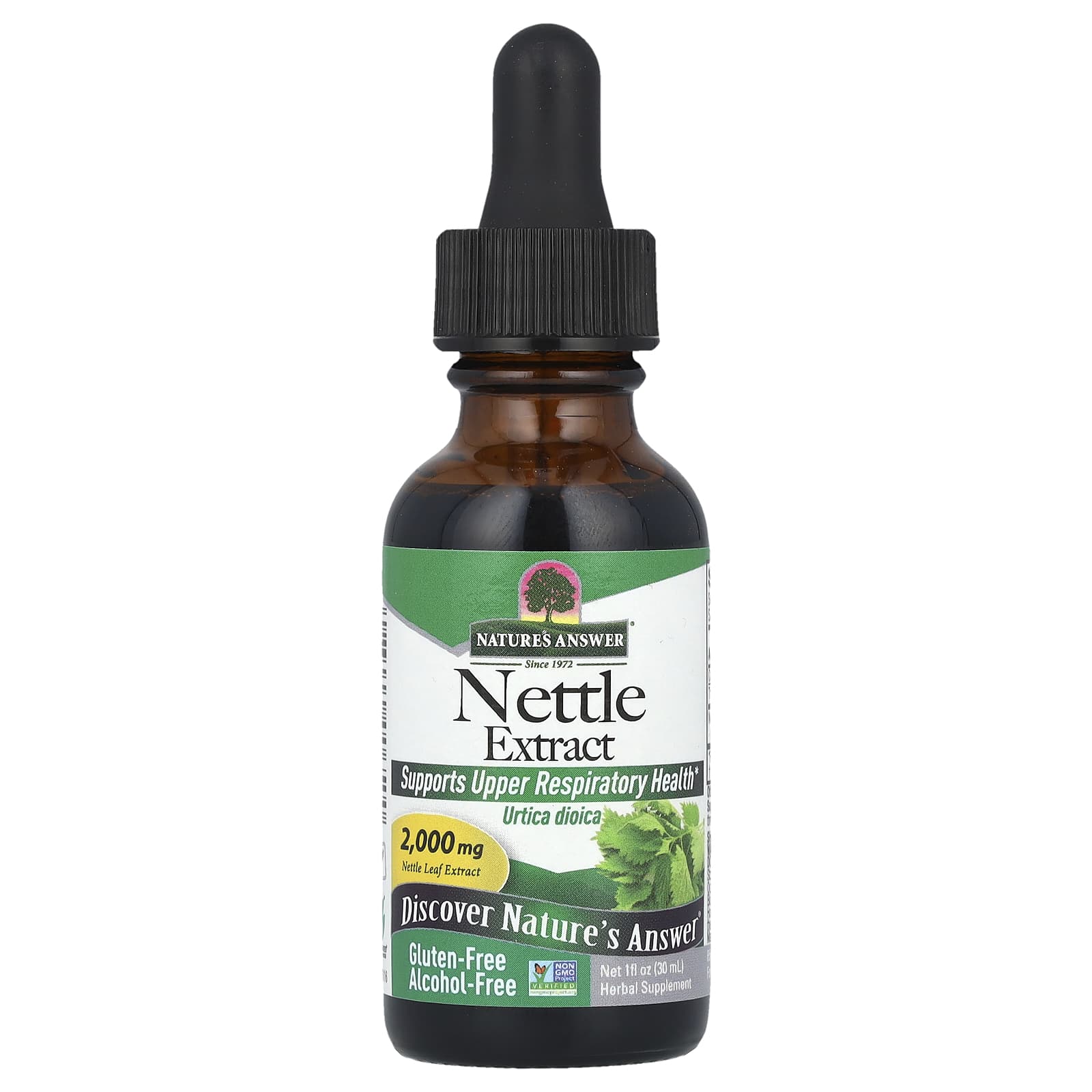 Nature's Answer, Nettle Extract, Alcohol-Free, 2,000 mg, 1 fl oz (30 ml)