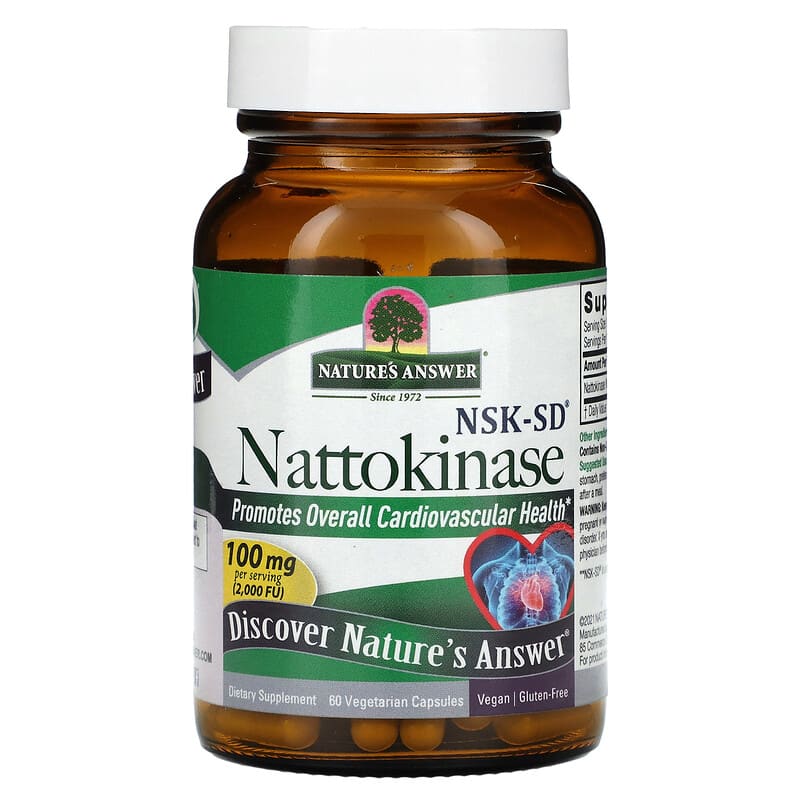 Nato Soja Fermentada Probióticos Natto Nattokinase 30 Billion D 60 ...