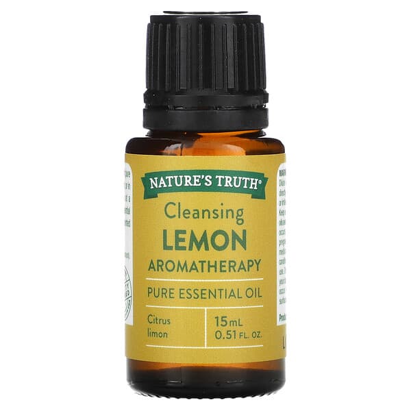 Nature's Truth, Pure Essential Oil, Cleansing Lemon, 0.51 fl oz (15 ml)
