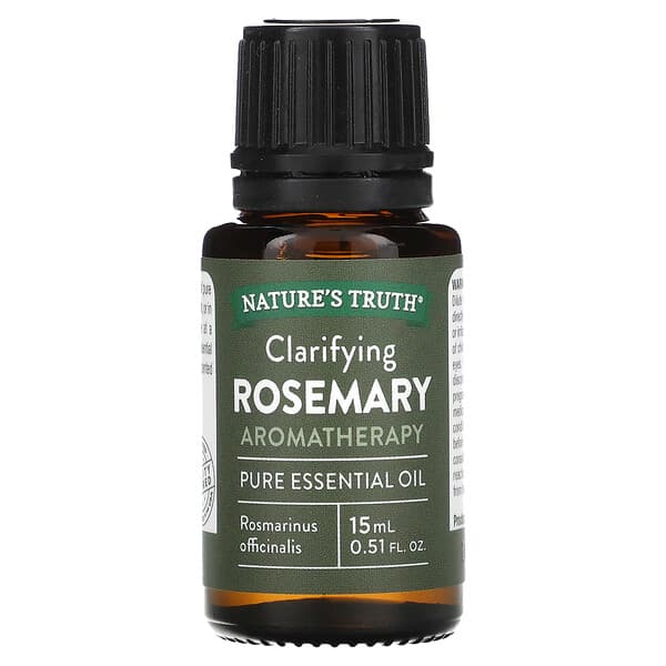 Nature's Truth, Pure Essential Oil, Clarifying Rosemary, 0.51 fl oz (15 ml)