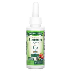 Nature's Truth, Vitamins, Sublingual B-Complex Liquid Plus B-12 ...