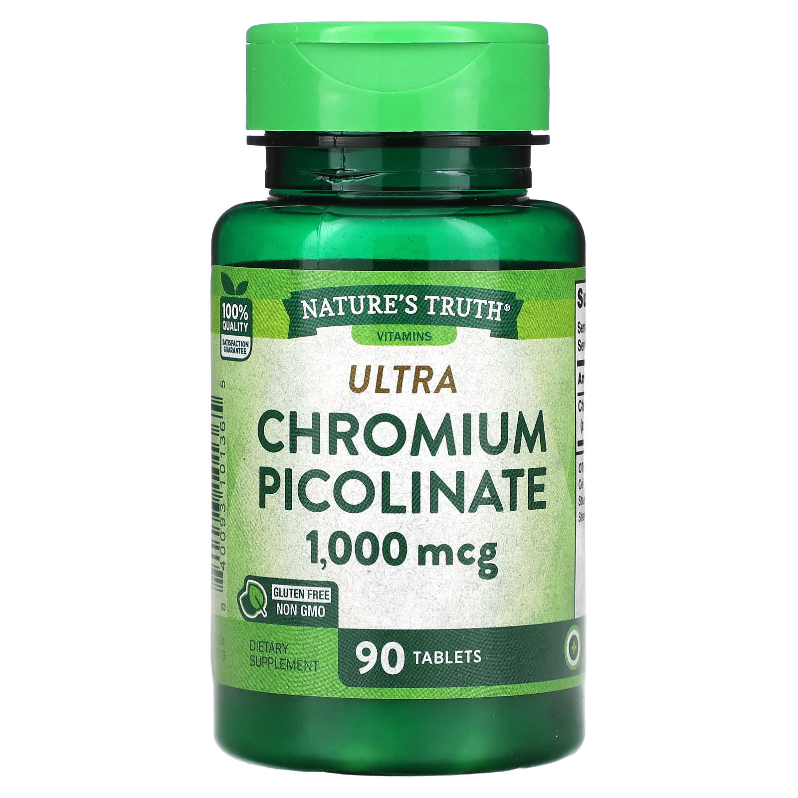 Nature's Truth, Ultra Chromium Picolinate, 1,000 mcg, 90 Tablets