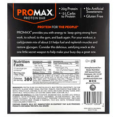 NuGo Nutrition, Promax Protein Bar, Nutty Butter Crisp, 12 Bars, 2.64 ...