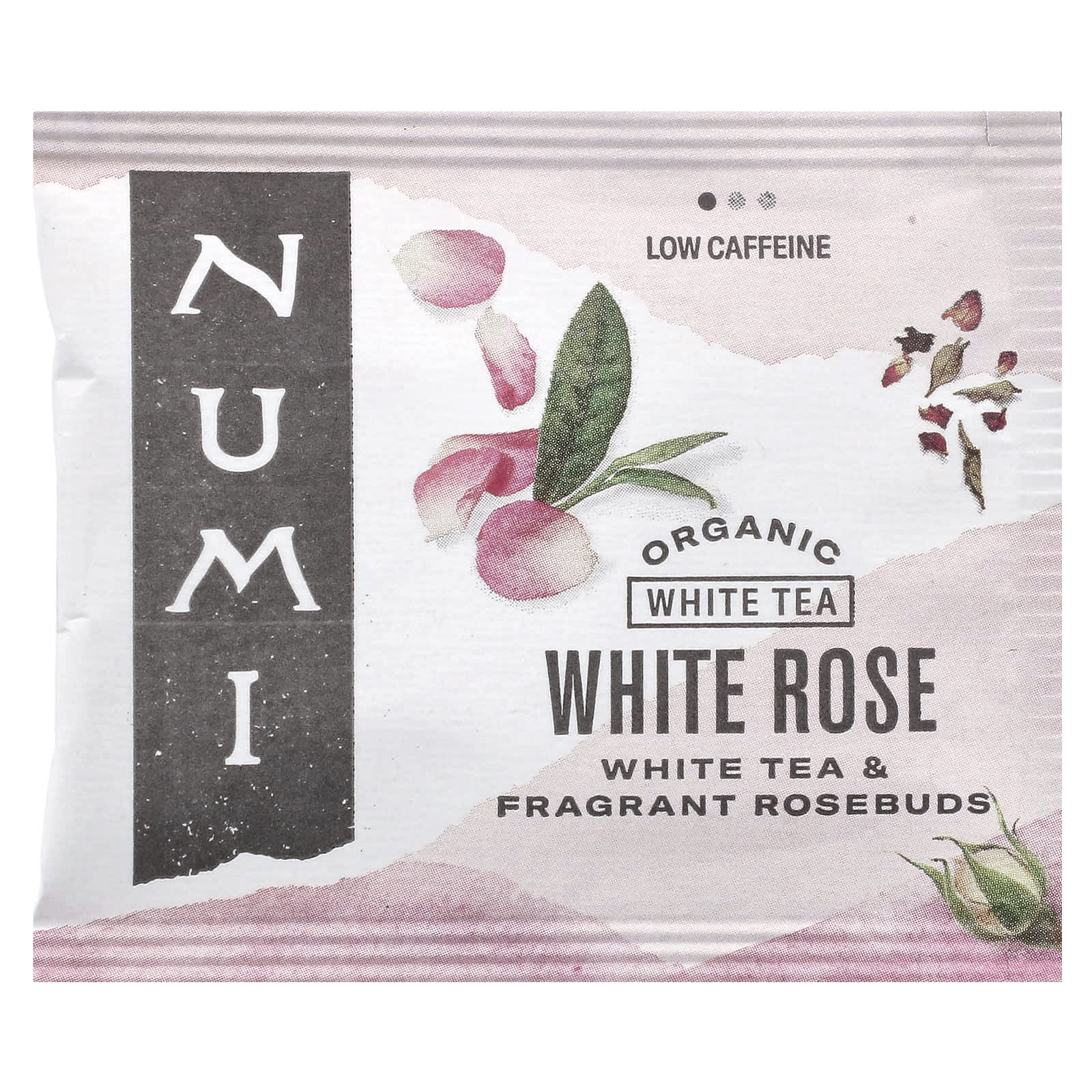 Numi Tea, Organic White Tea, White Rose, 16 Non-GMO Tea Bags, 1.13 oz ...