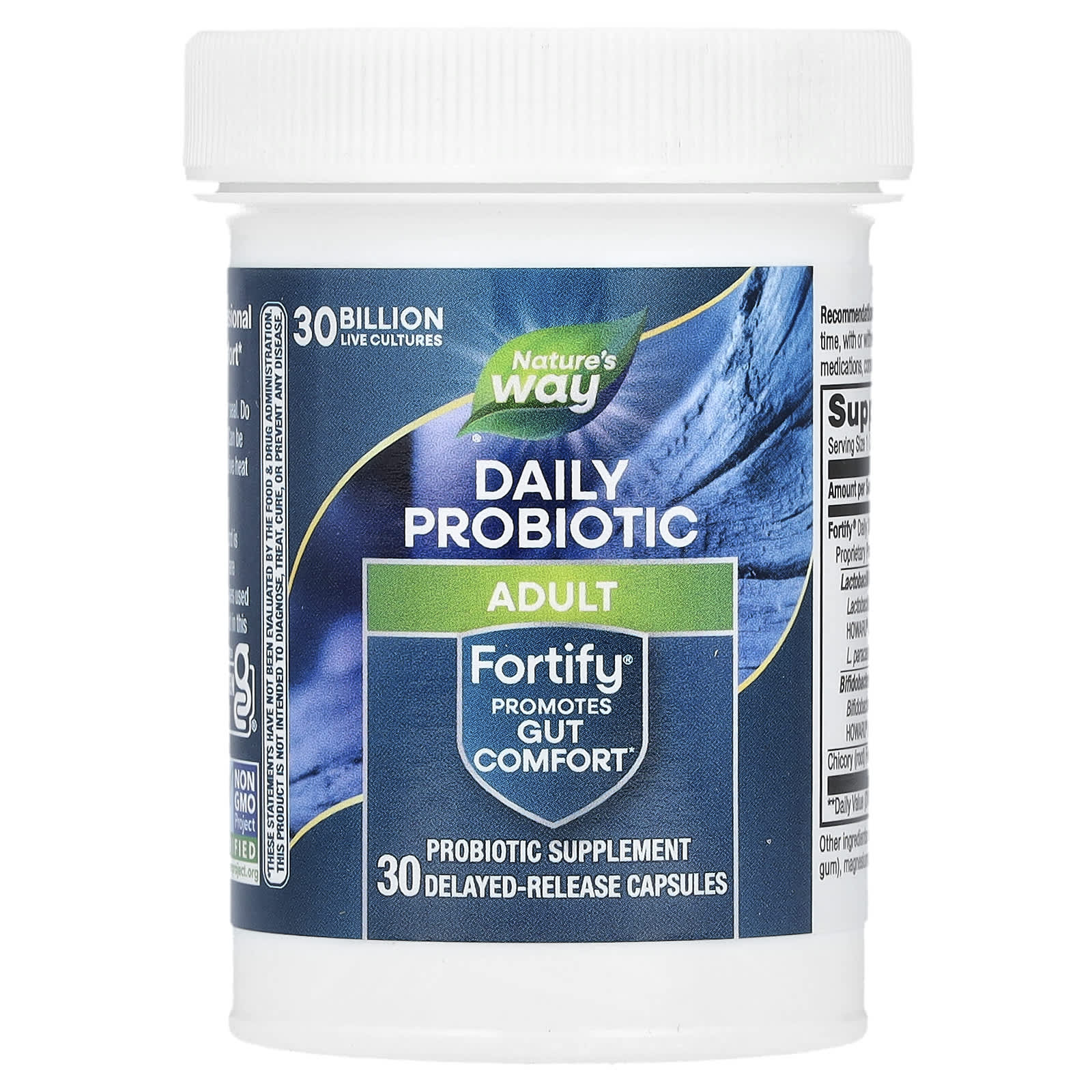 Nature's Way, Fortify, Daily Probiotic, Adult, 30 Billion CFU, 30 ...