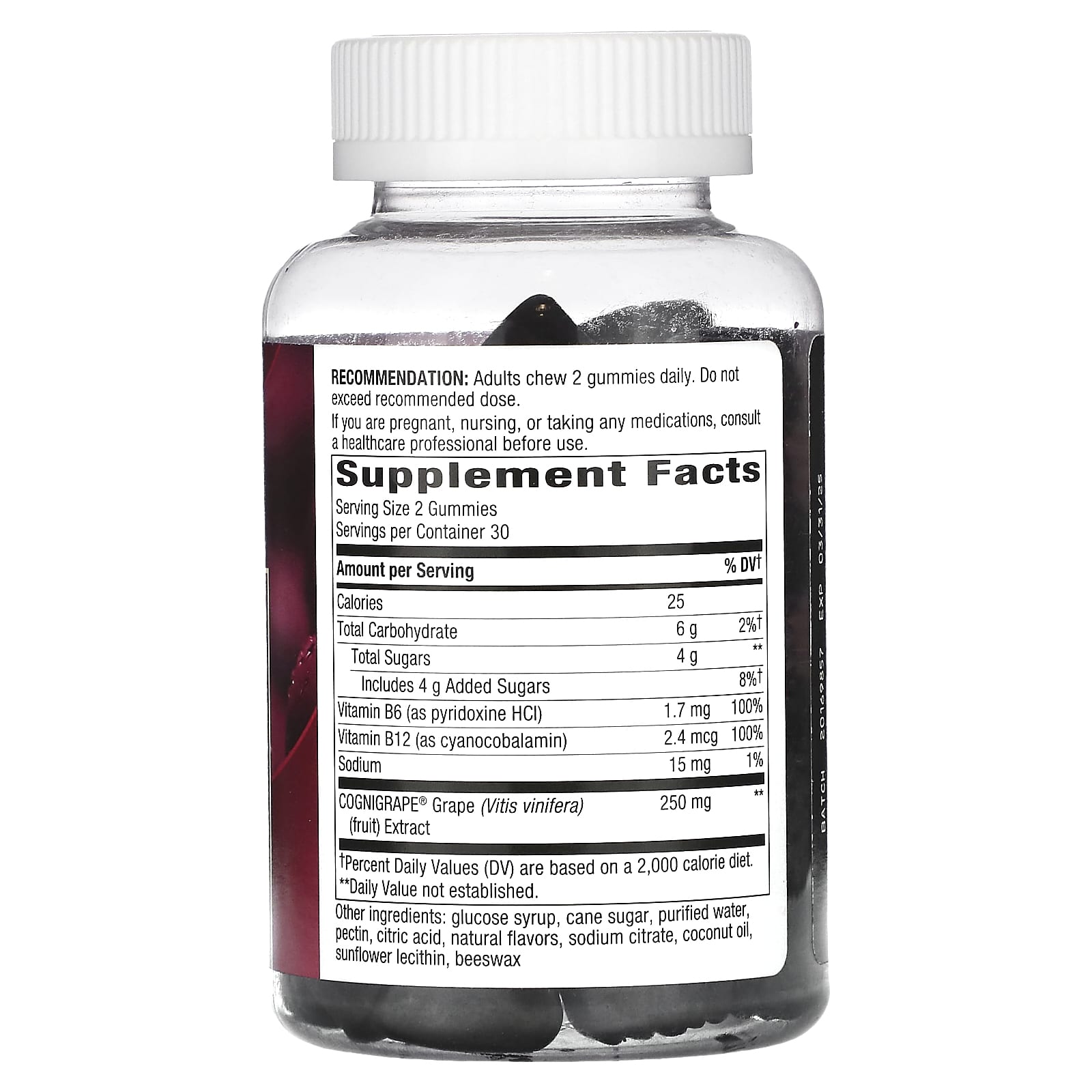 Nature's Way, Brain Fuel, Grape, 60 Gummies