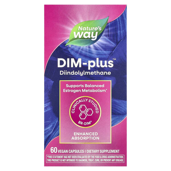 Nature's Way, DIM-Plus, 60 Vegan Capsules