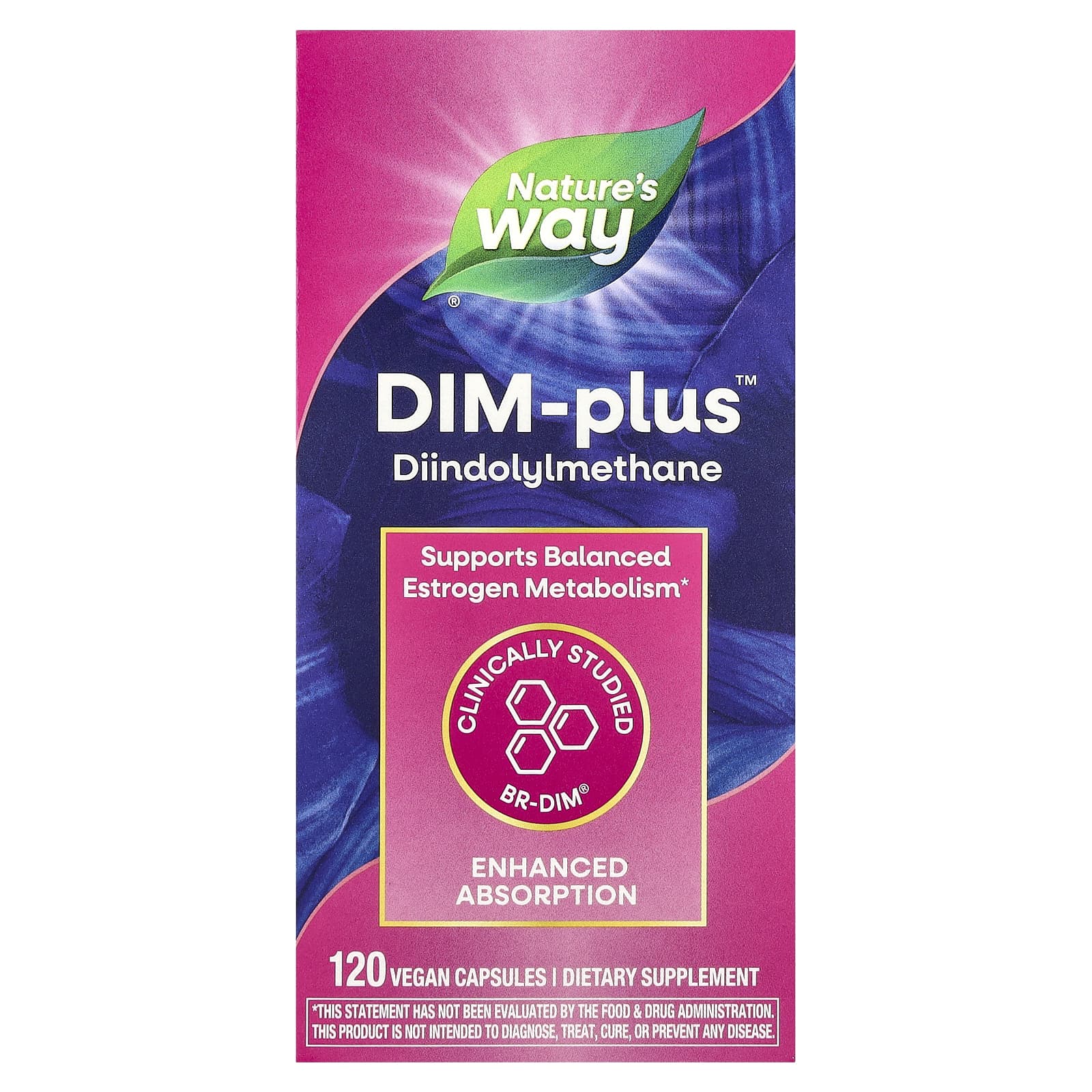 Nature's Way, DIM-plus, 120 Vegan Capsules