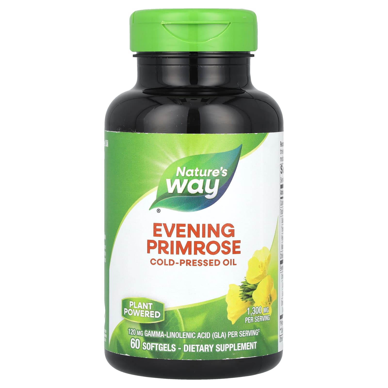 Nature's Way, Evening Primrose, 1,300 mg, 60 Softgels