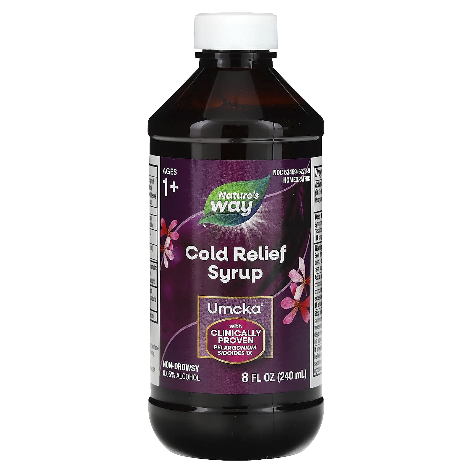 Nature's Way, Cold Relief Syrup, Umcka, Cherry , 8 fl oz (240 ml)