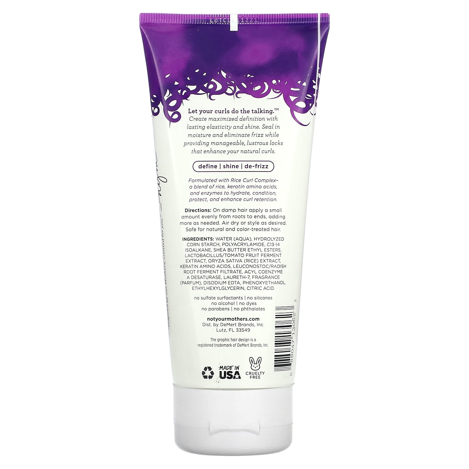 Not Your Mothers Curl Talk Defining Cream 6 Fl Oz 177 Ml
