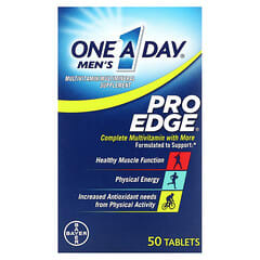 One-A-Day, Men's Pro Edge, Complete Multivitamin with More, 50 Tablets