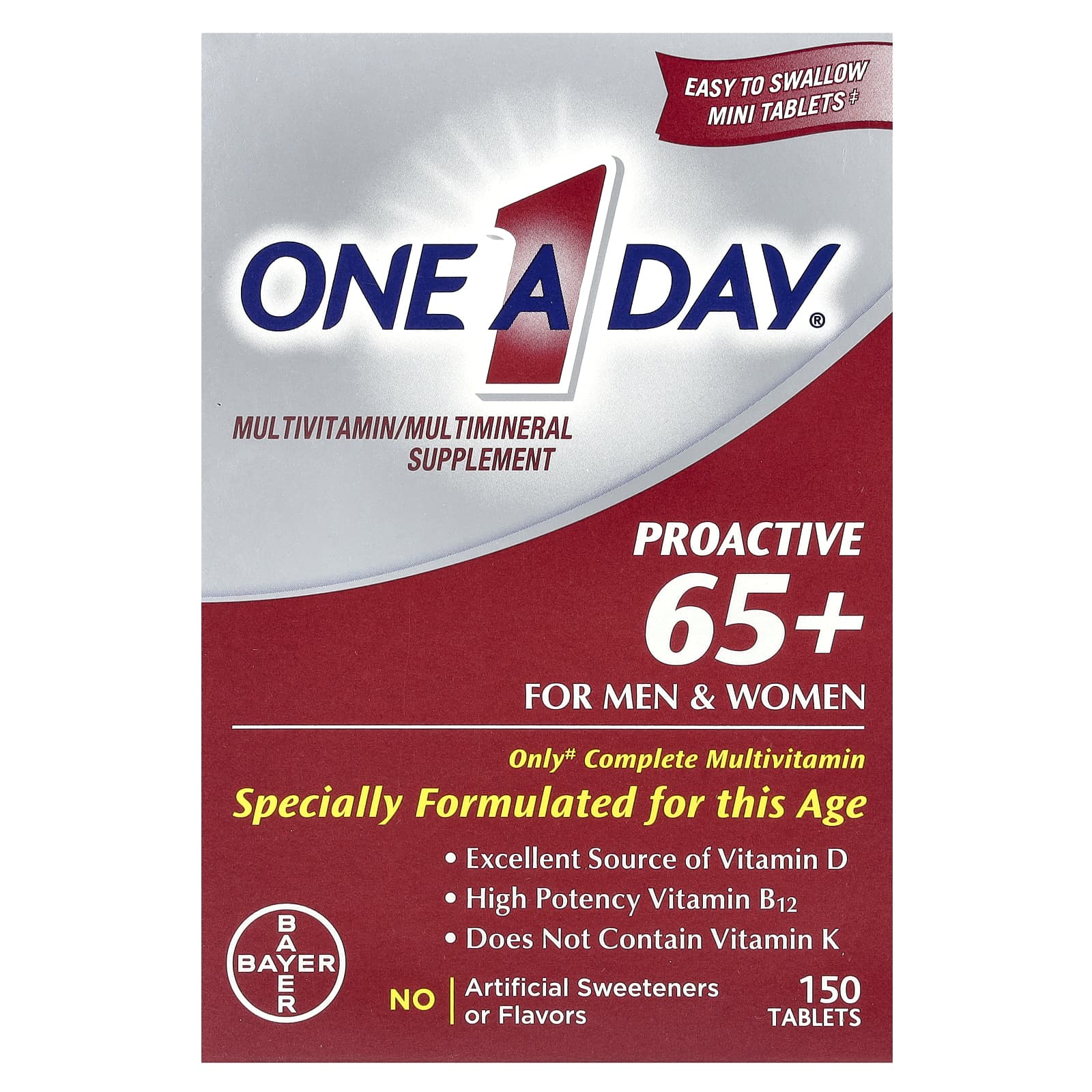 Mua One-A-Day, Proactive 65+, Multivitamin/Multimineral Supplement, For ...