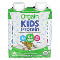 Orgain, Kids Protein, Organic Nutritional Shake, Vanilla, 4 Pack, 8.25 ...