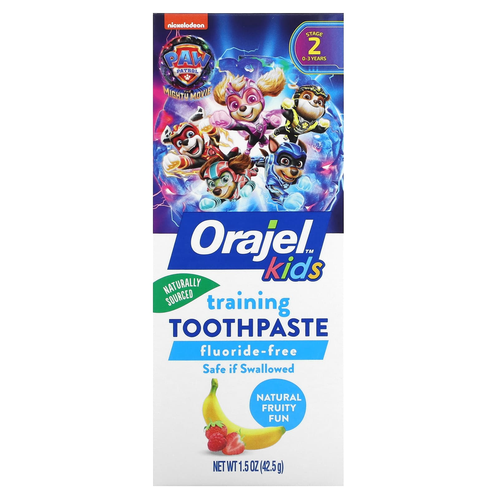 Orajel, Kids, Paw Patrol Training Toothpaste, Fluoride Free, 0-3 Years ...