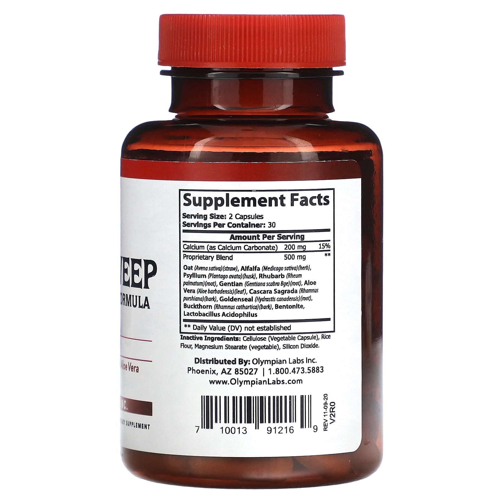 Olympian Labs, Colon Sweep, Total Cleansing Formula, 60 Veggie Capsules