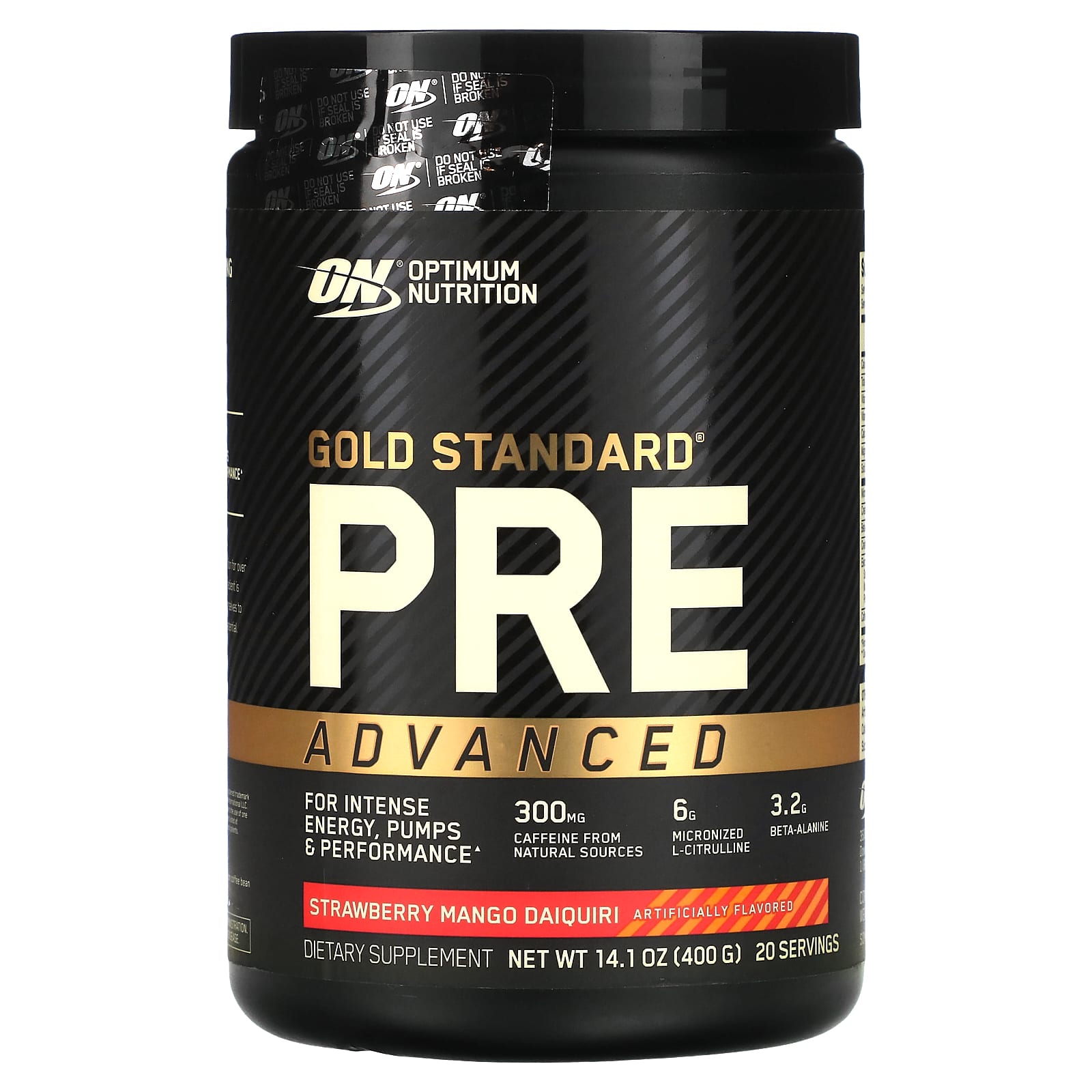 Optimum Nutrition, Gold Standard Pre Advanced, Strawberry Mango ...