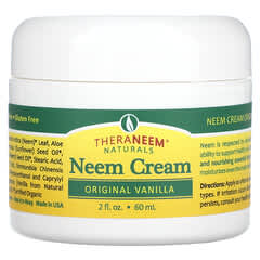 Organix South, TheraNeem Naturals, Neem Cream, Original Vanilla, 2 fl ...
