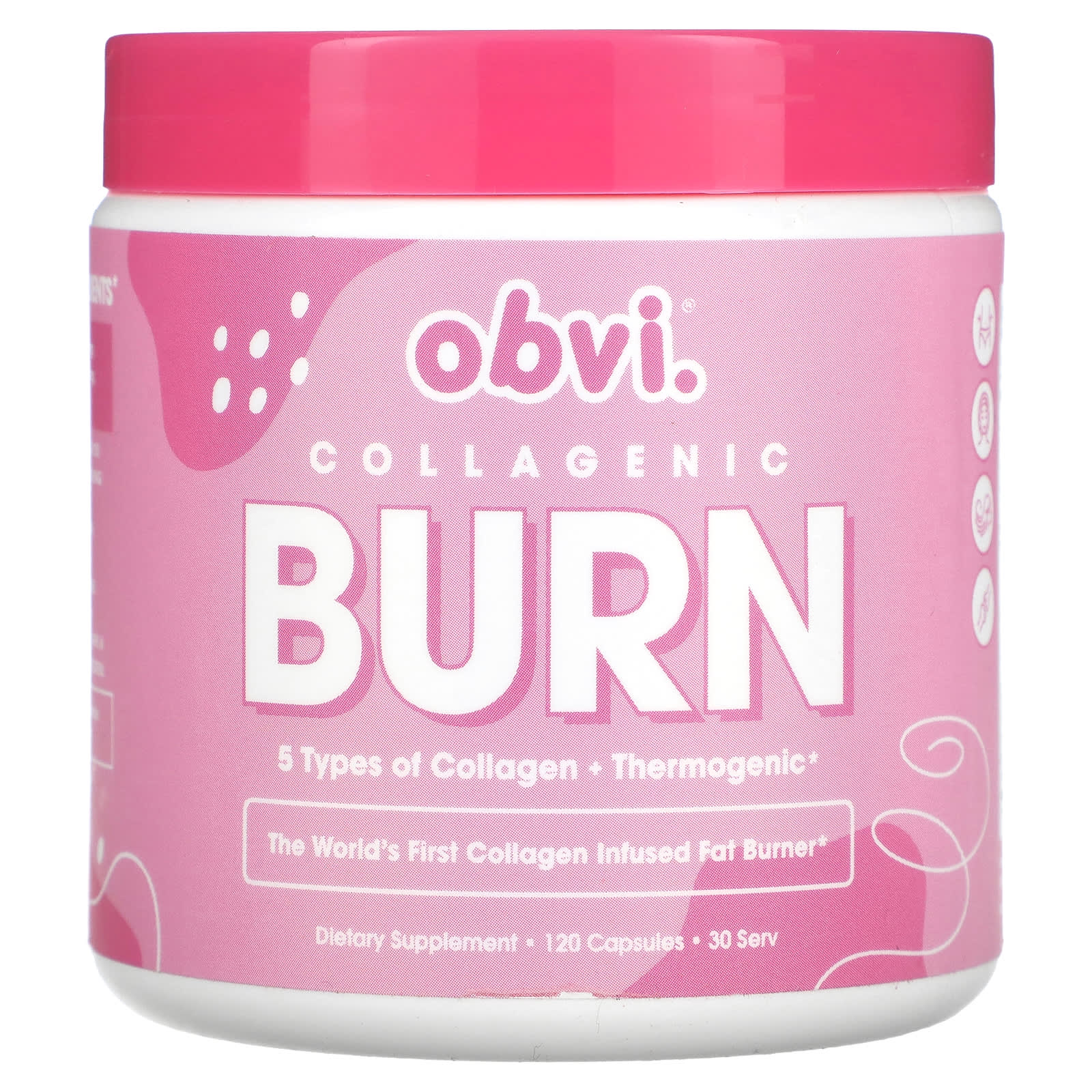 Obvi, Collagenic Burn, 120 Capsules