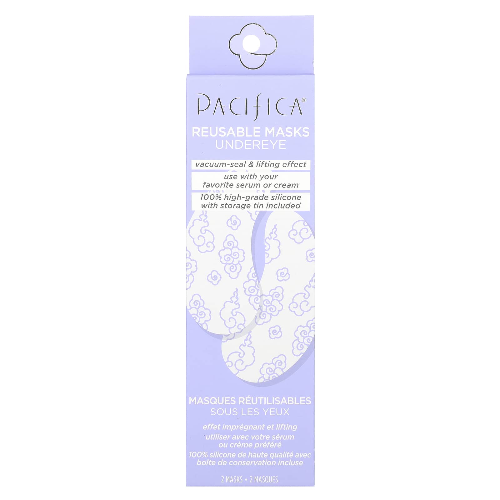 Pacifica, Reusable Undereye Beauty Mask, 2 Masks