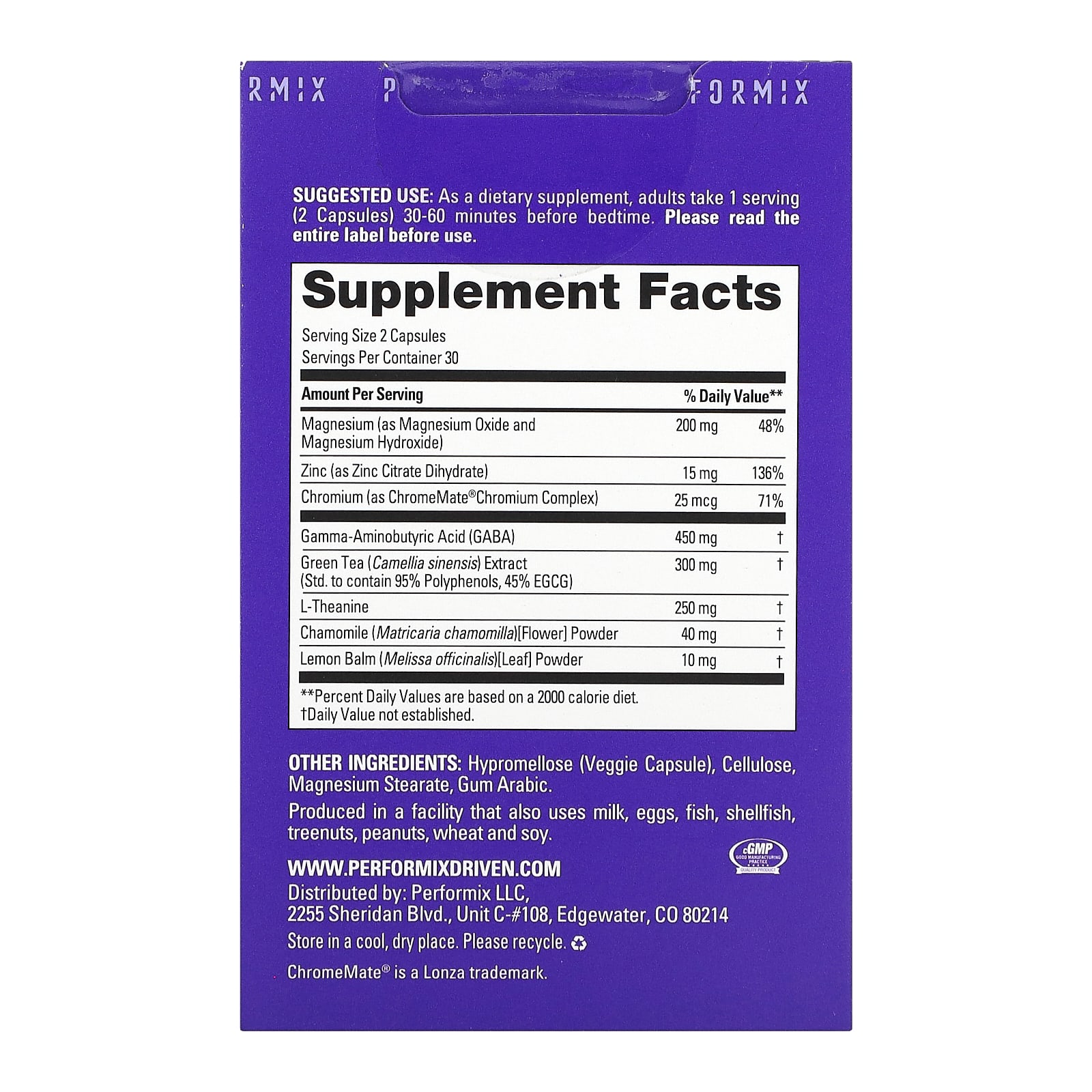 Performix, SST Support Lean Sleep, 60 Veggie Capsules