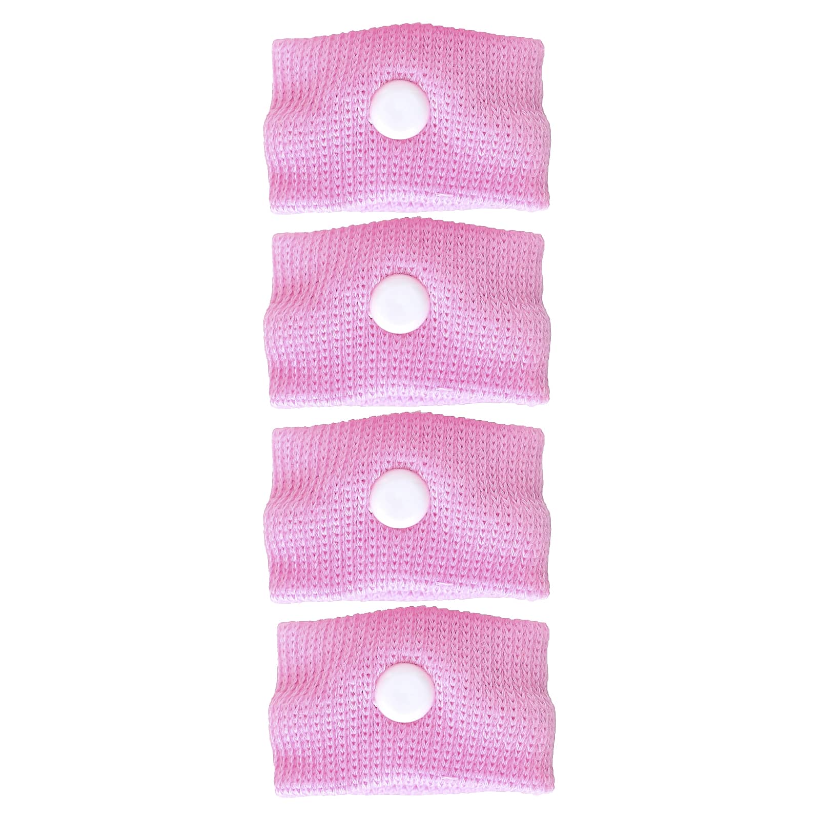 Preggie, Wrist Bands, Pink, 4 Wrist Bands