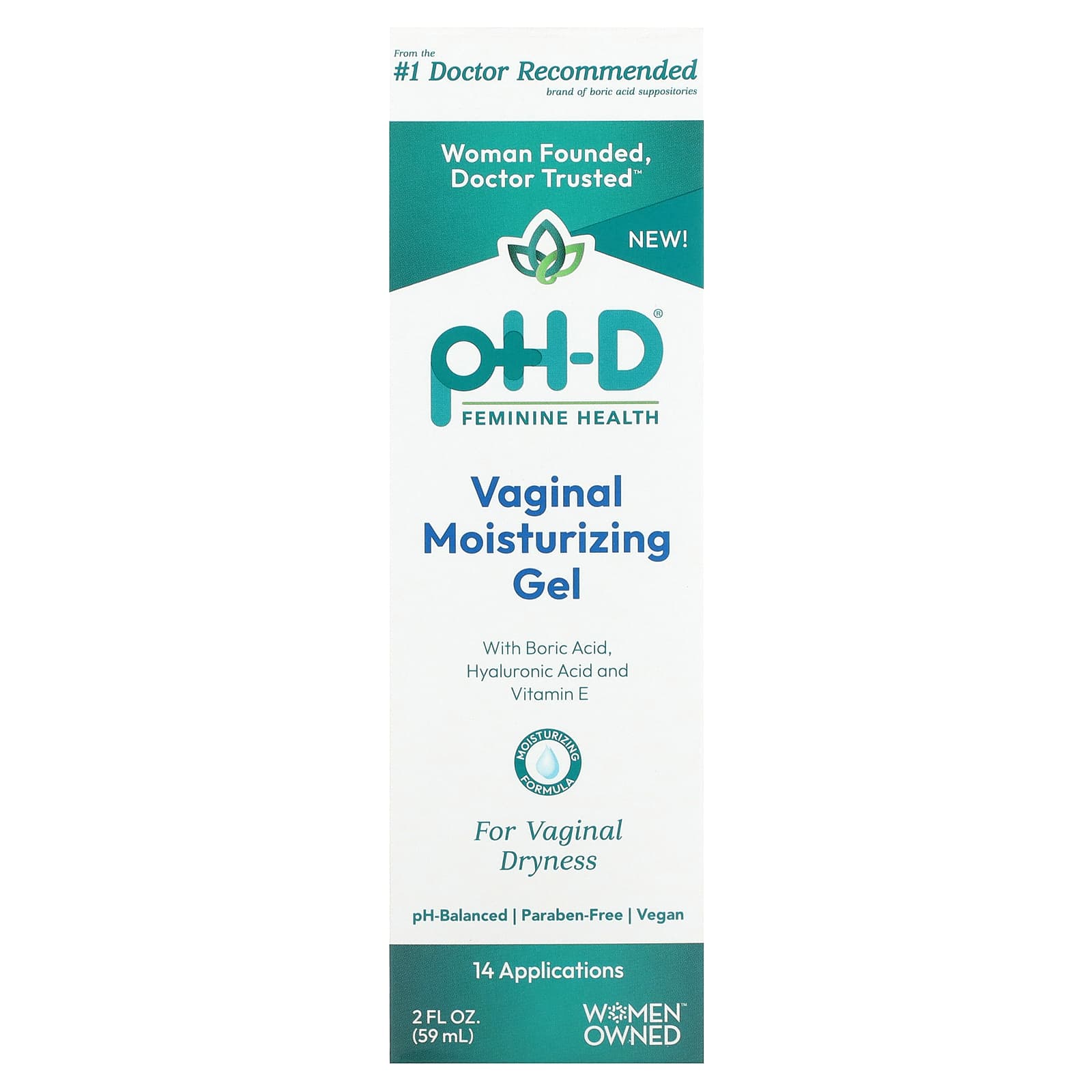 pH-D Feminine Health, Vaginal Moisturizing Gel, 2 fl oz (59 ml)