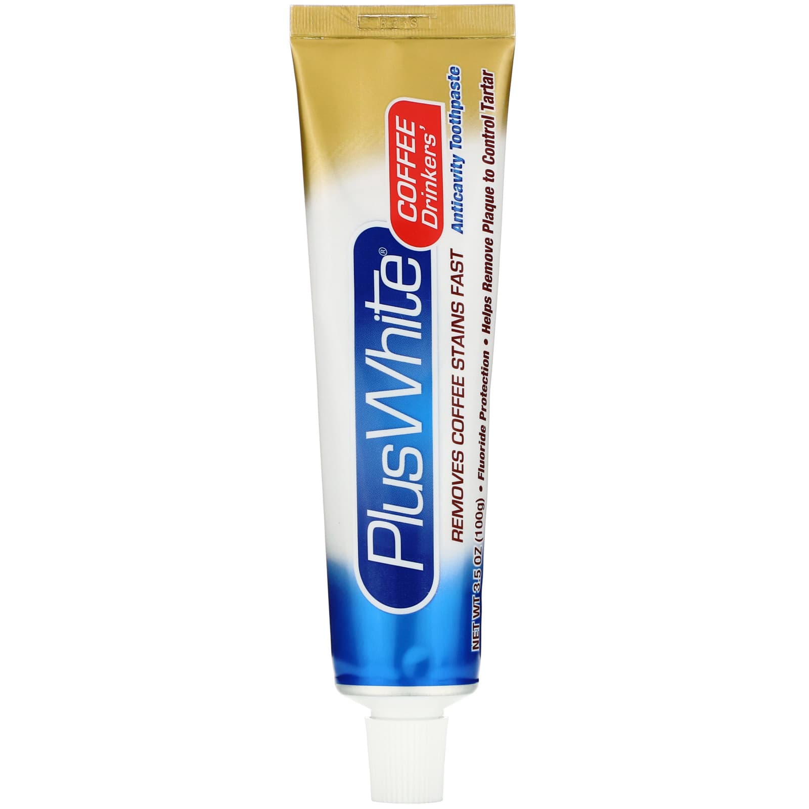Plus White, Coffee Drinkers' Whitening Toothpaste, Cool Mint, 3.5 oz ...