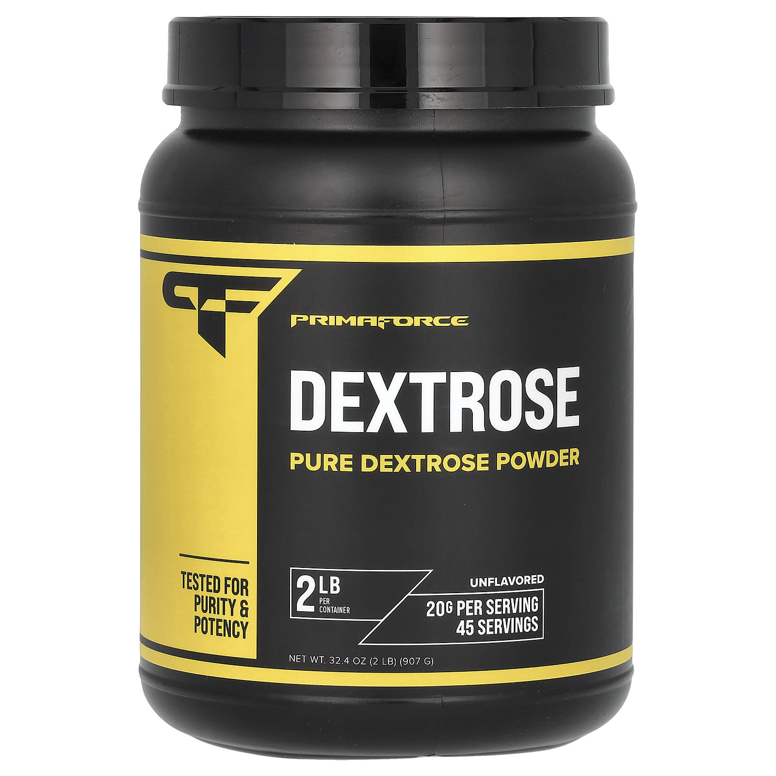 Primaforce, Pure Dextrose, Unflavored, 2 lb (907 g)