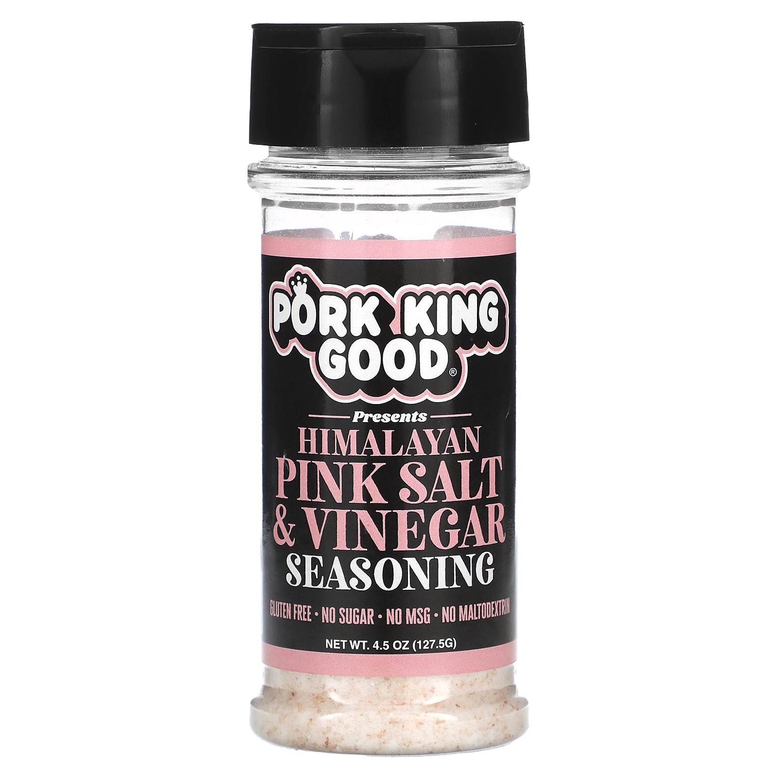 Pork King Good, Himalayan Pink Salt & Vinegar Seasoning , 4.5 oz (127.5 g)
