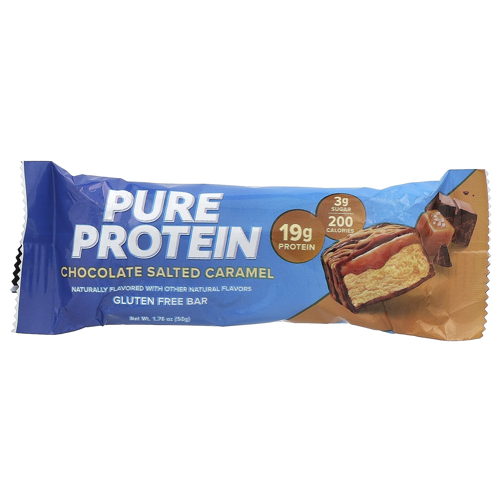 Pure Protein, Gluten Free Bar, Chocolate Salted Caramel, 12 Bars, 1.76 ...