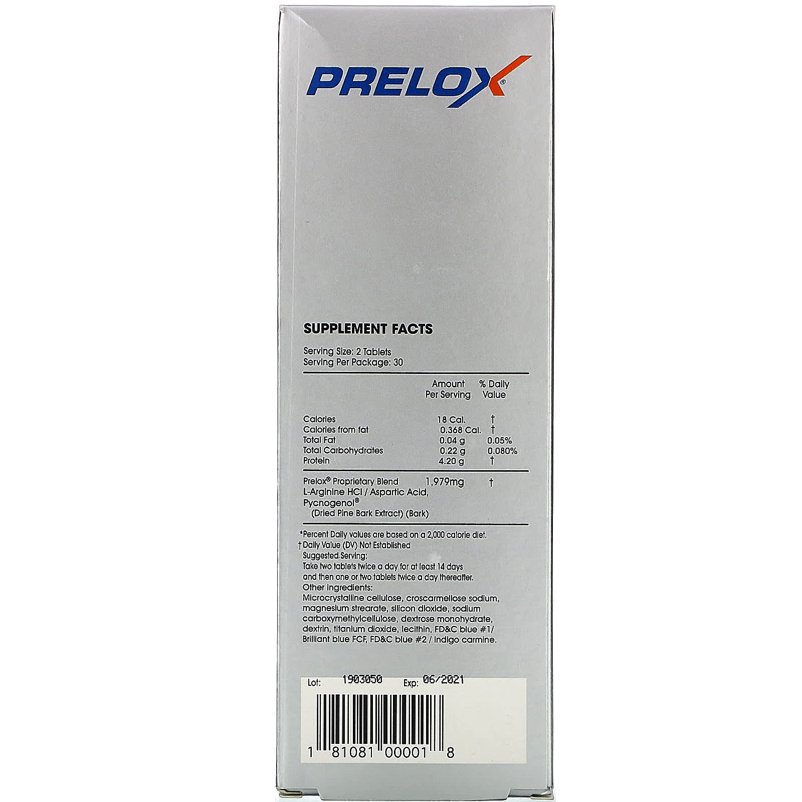 Purity Products, Prelox, 60 Tablets