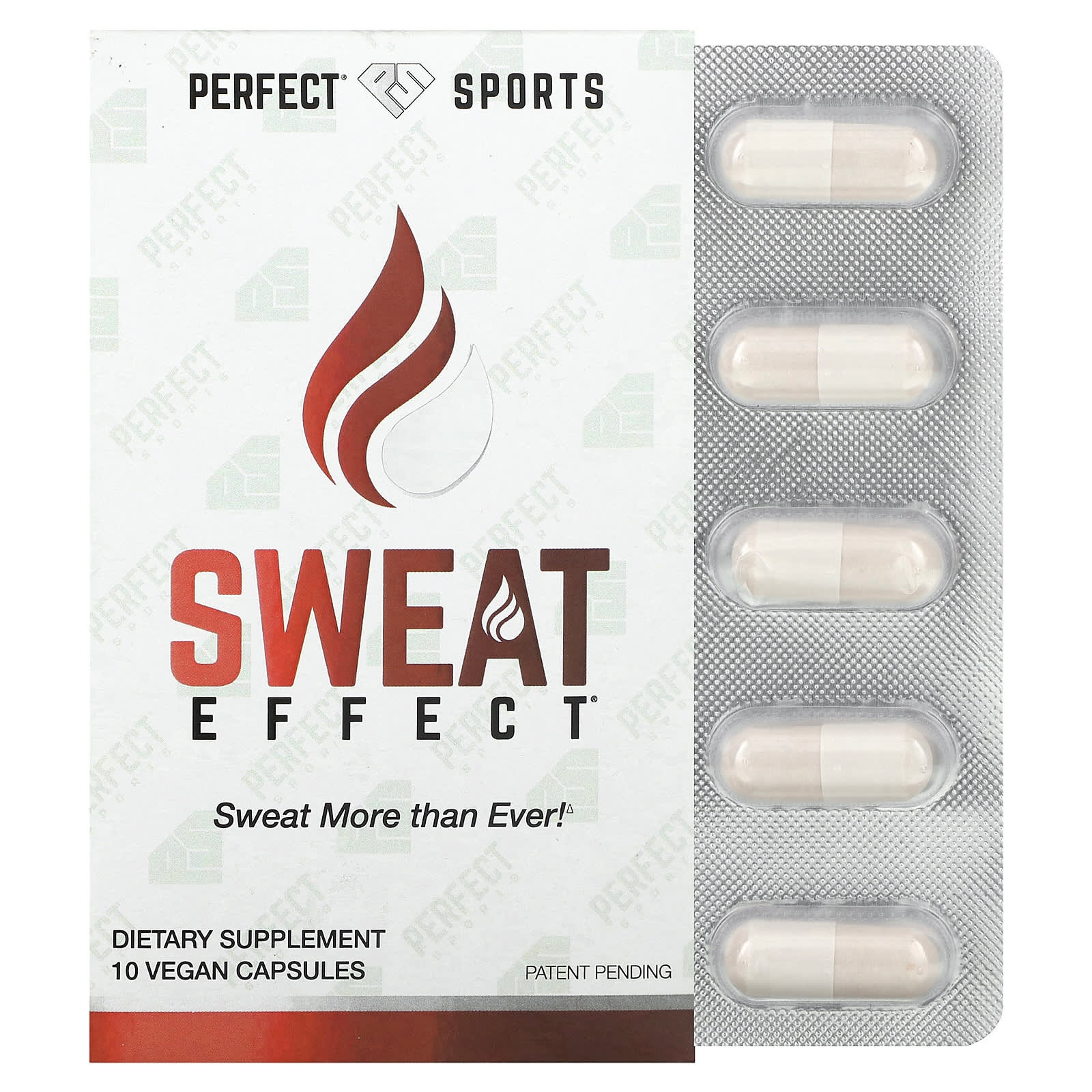 Perfect Sports, Sweat Effect, 10 Vegan Capsules