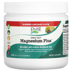 Pure Essence, Ionic-Fizz, Magnesium Plus, Raspberry-Lemonade, 6.03 oz ...