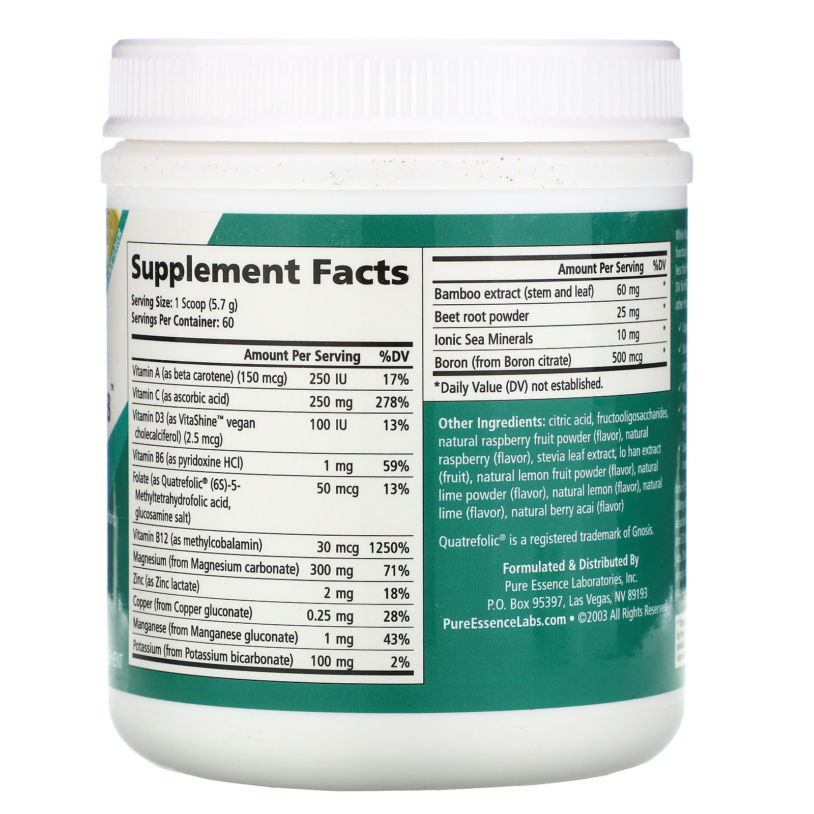 Pure Essence, Ionic-Fizz, Magnesium Plus, Raspberry Lemonade, 12.06 oz ...