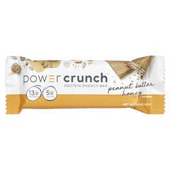 BNRG, Power Crunch Protein Energy Bar, Peanut Butter Honey, 12 Bars, 1. ...