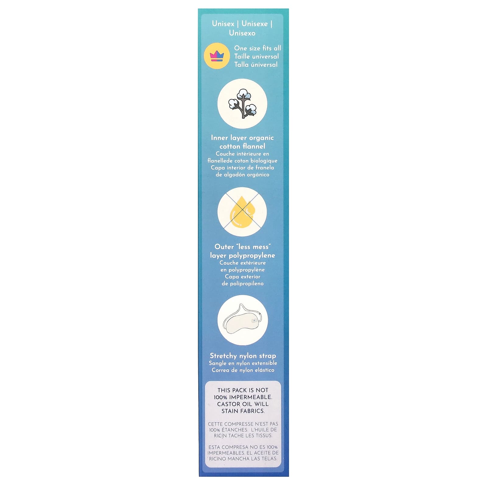 Queen of the Thrones, Castor Oil Pack, Beauty Mask, Eyes, 1 Count